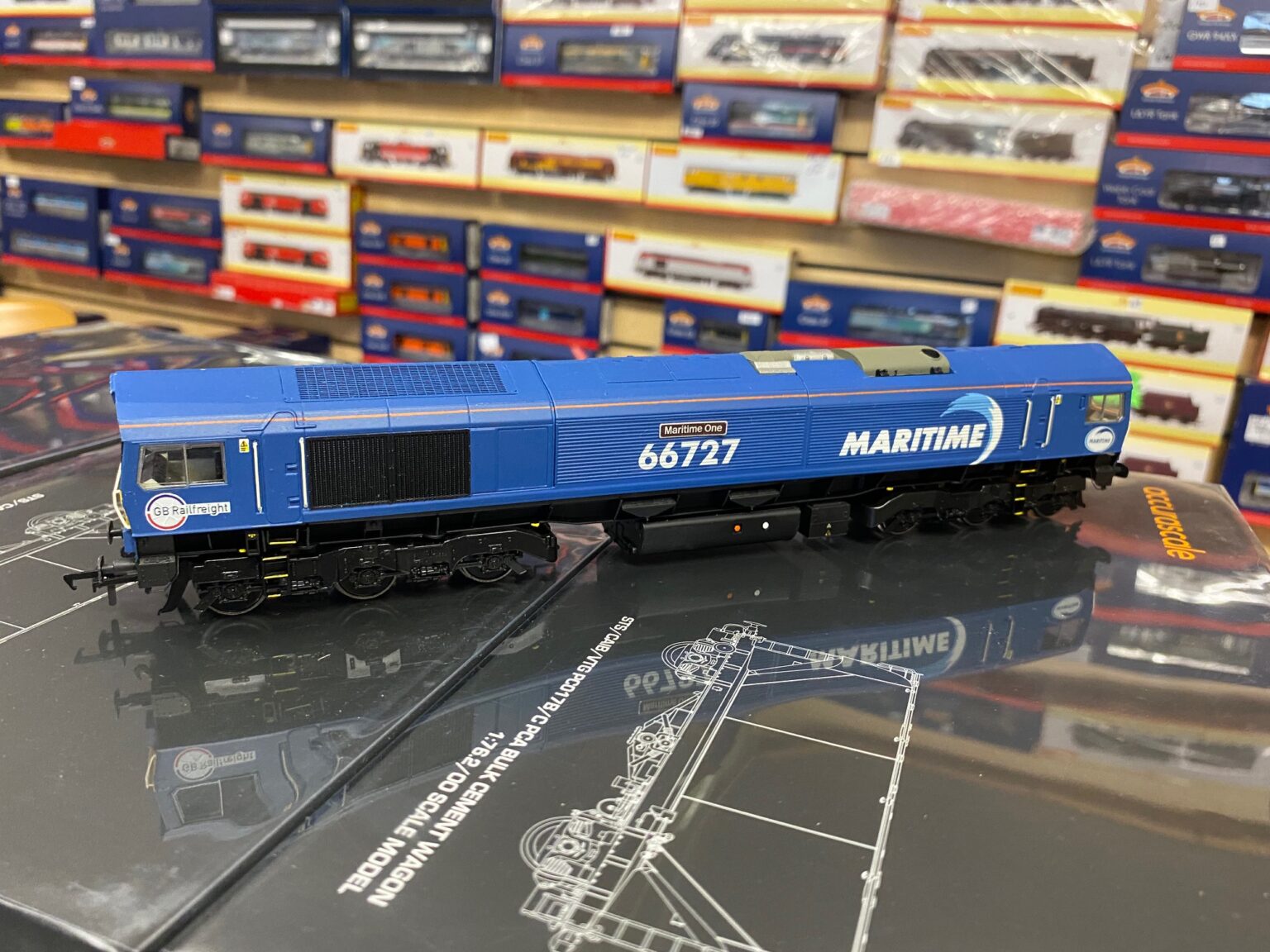 BACHMANN CLASS 66727 MARITIME Respray - JDM Models