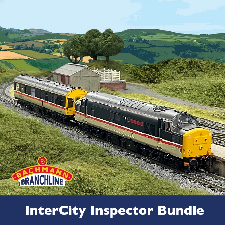 BACHMANN 30-3702 INTERCITY INSPECTOR BUNDLE CLASS 37401 AND INSPECTION ...